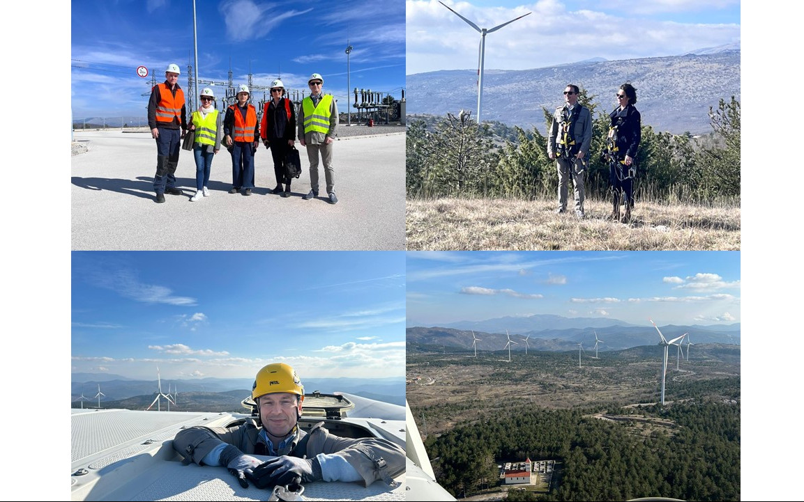 Visite du parc éolien d’Ogorje par l'Ambassadeur et le service ...