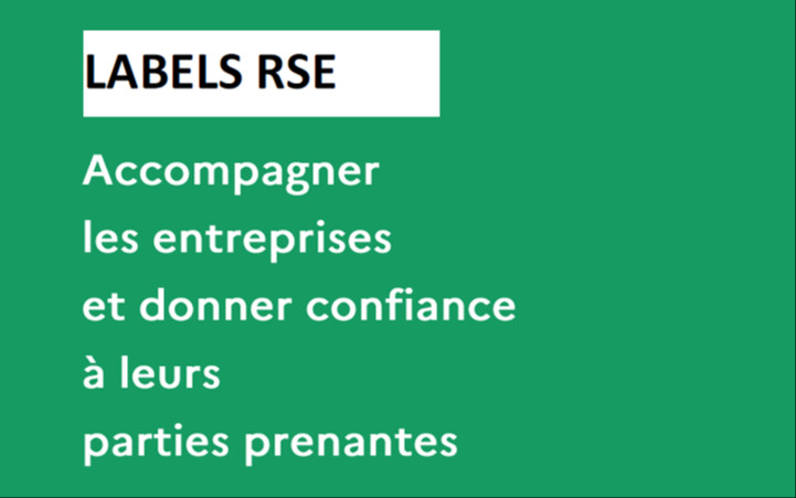 Rapport sur les labels RSE – accompagner les entreprises et donner ...